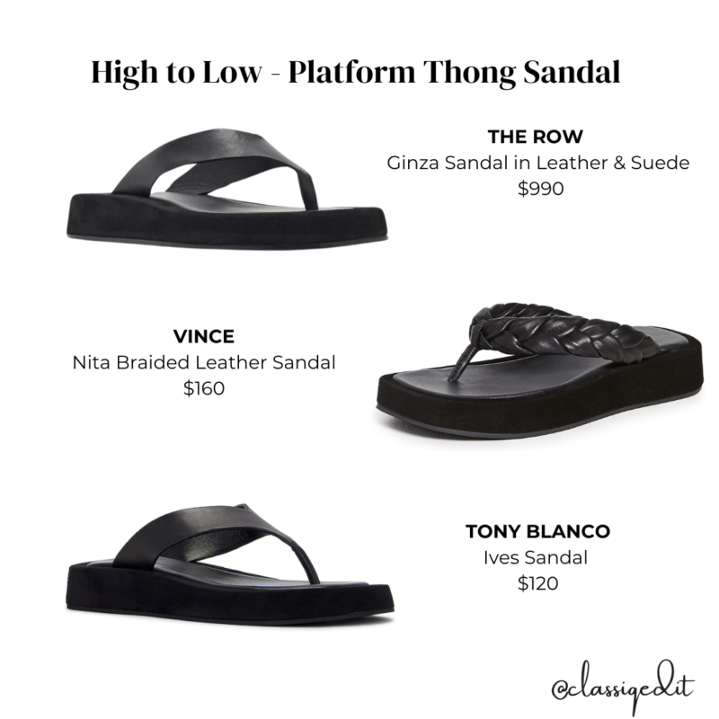 Top 3 Platform Flip Flops: Luxury vs. Affordable Options - Classiqe Edit